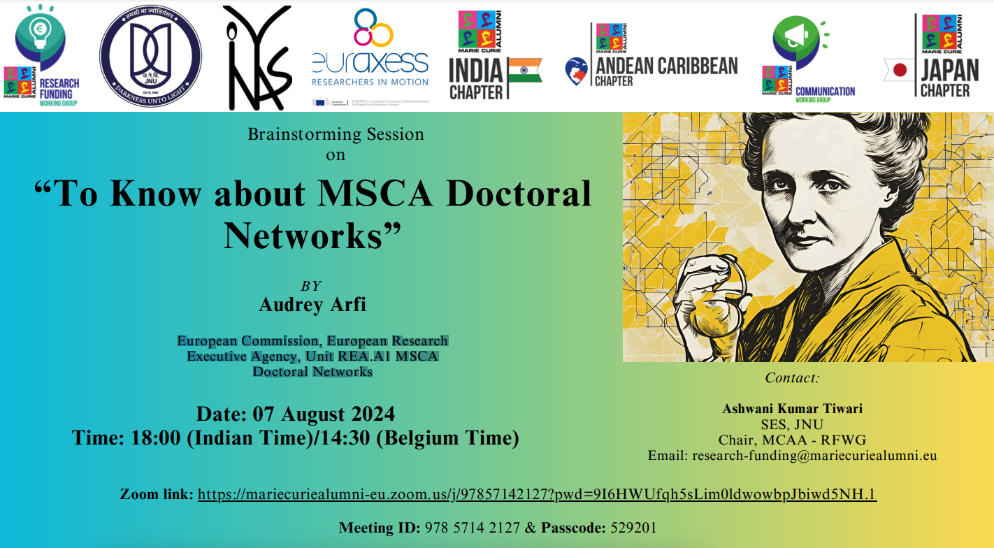 To Know about MSCA Doctoral Networks | Marie Curie Alumni Association
